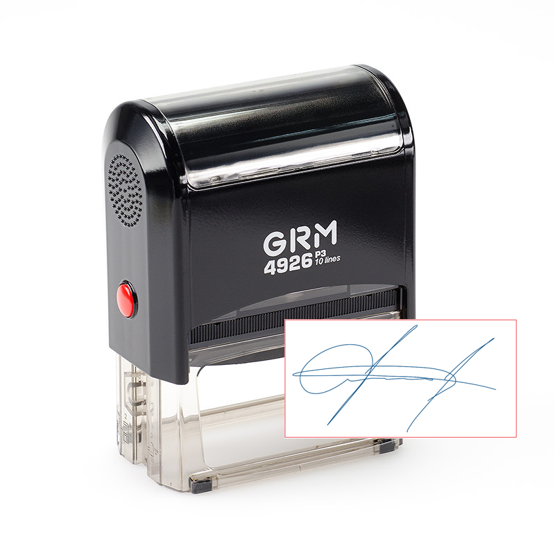 Sello personalizado firma - SellosPersonalizados.net